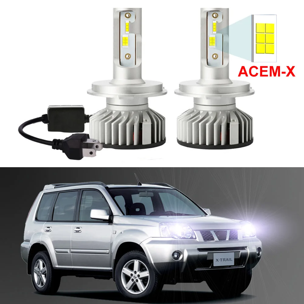 2Pcs For Nissan X-Trail X Trail XTrail T30 2001-2007 LED Headlight ...