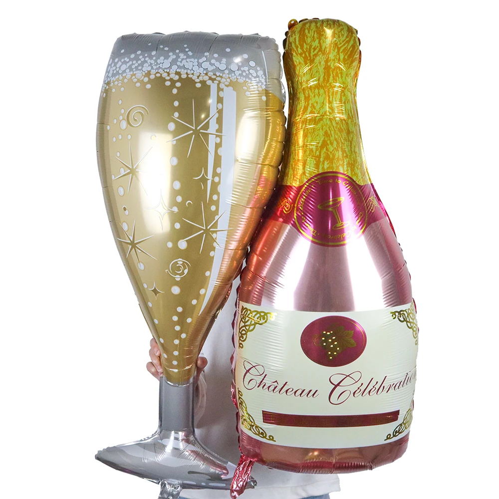 Globos con letras y números de aluminio de estilo negro plateado para ...