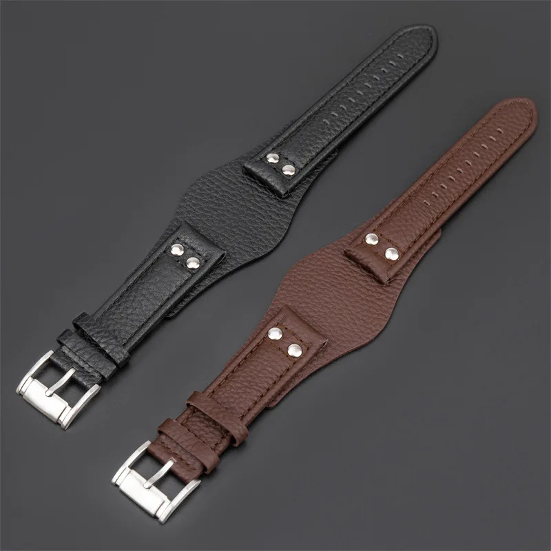 Genuine-Leather-Watchband-22mm-Strap-for-Fossil-CH2564-CH2565-Watch ...