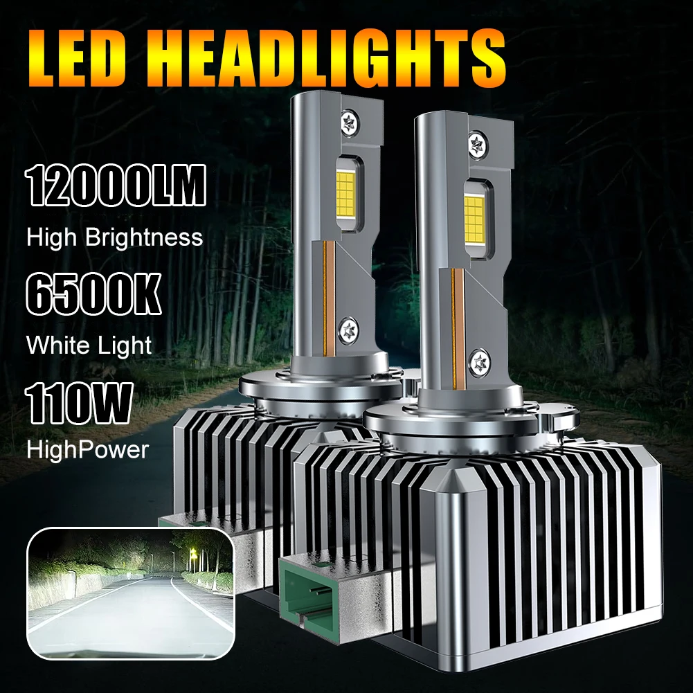 2pcs-Car-LED-Bulb-D3S-Headlight-Bulb-HID-D1S-D2S-D4S-12000LM-110W ...