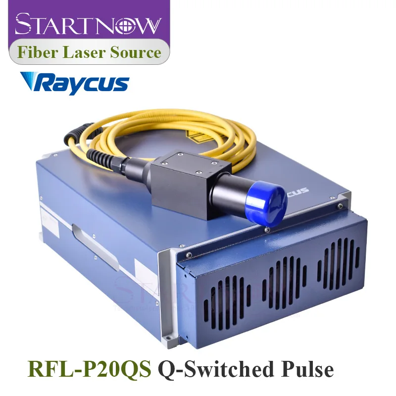 Raycus fuente láser de fibra de pulso q switch, conector protector de ...