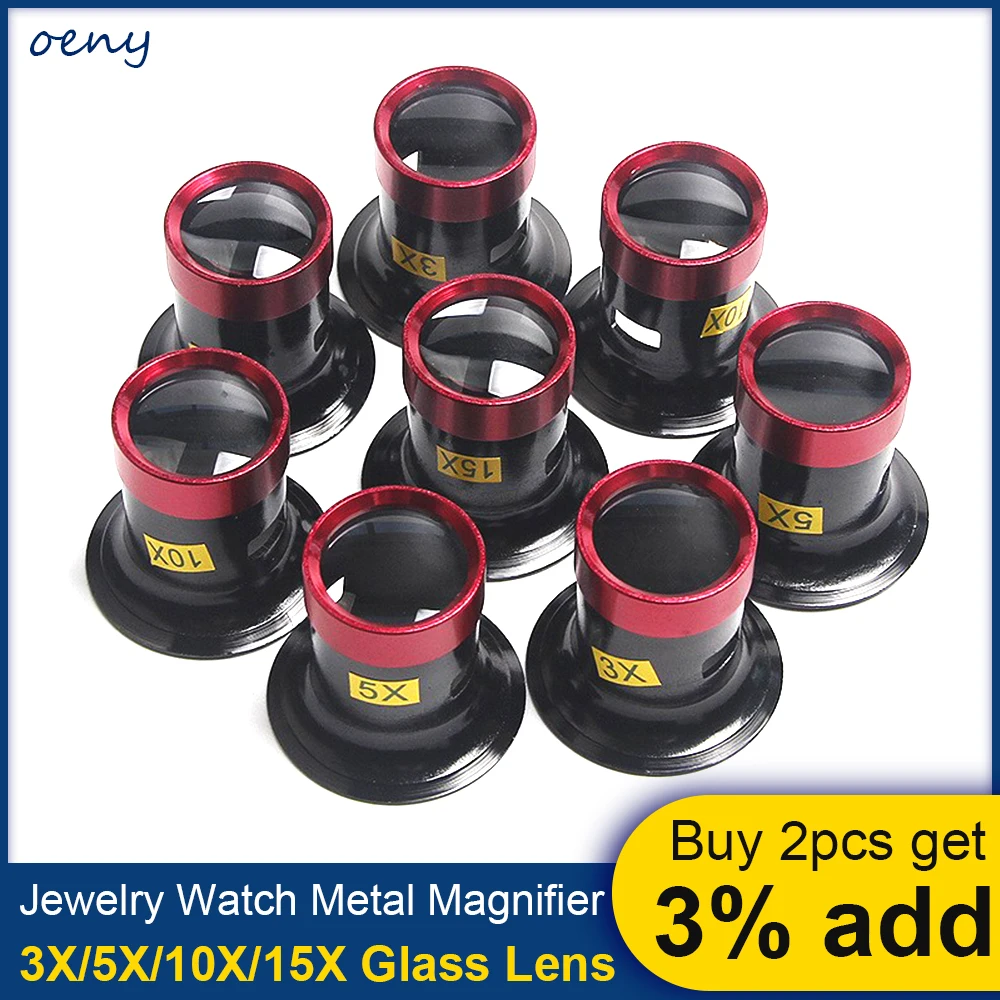 10X-15X-5X-3X-Monocular-Eye-Magnifier-Loupe-Appraisal-Jewelry-Magnifier ...