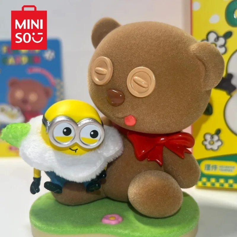 Miniso-Minions-Series-Flower-Park-Anime-Figures-Minion-Action-Figure ...