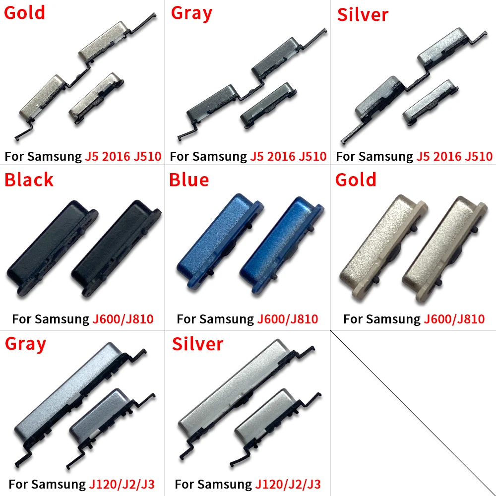 NEW-For-Samsung-J5-2016-J510-J2-J3-J600-J810-SIde-Volume-Button-Power ...