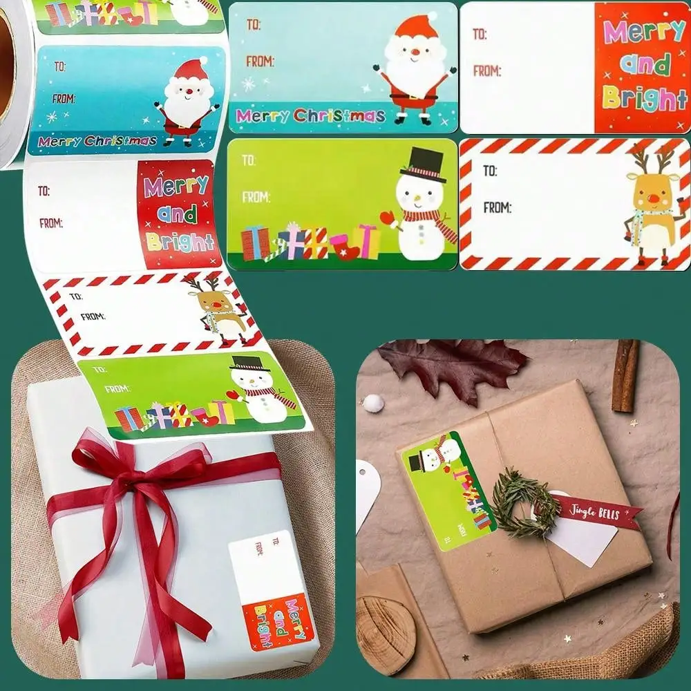 500pcs-Merry-Christmas-stickers-for-Presents-Wrapping-Christmas ...