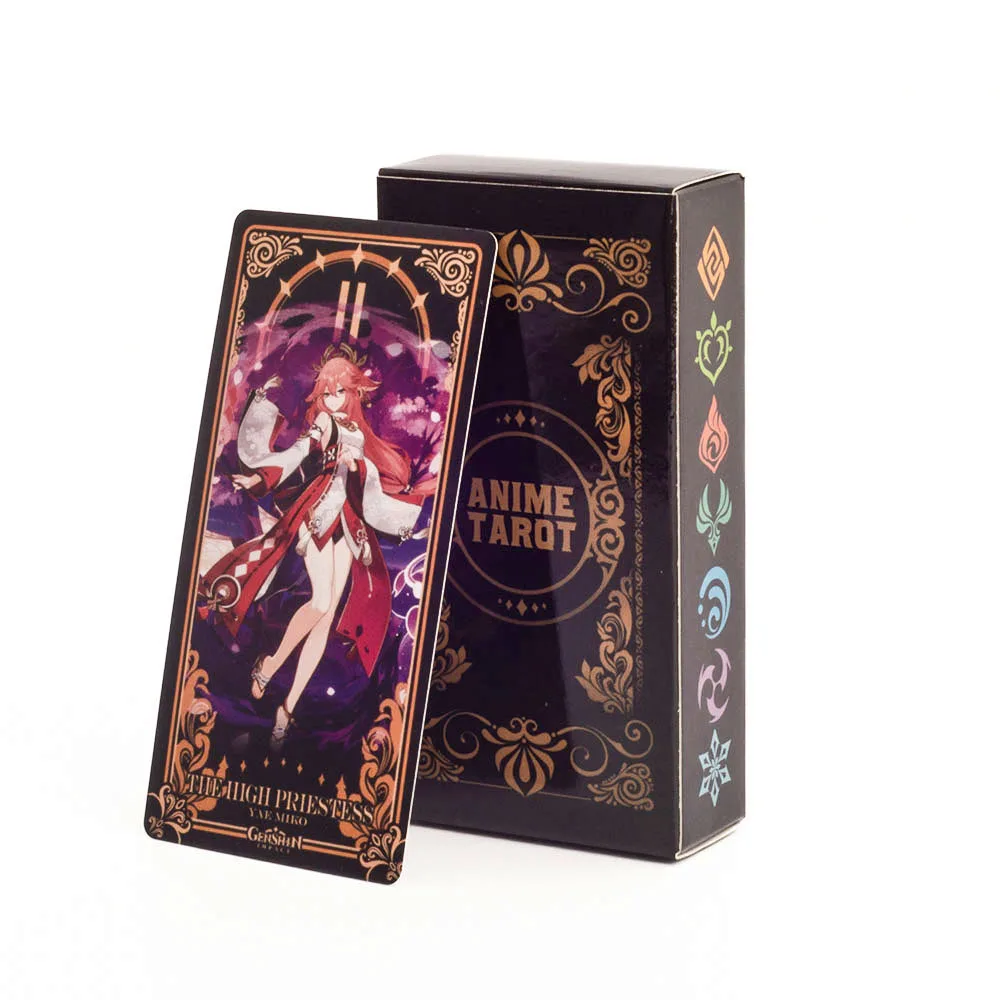 Genshin-Impact-Tarot-Card-Divination-Toy-Yae-Miko-Kamisato-Ayaka-Xiao ...