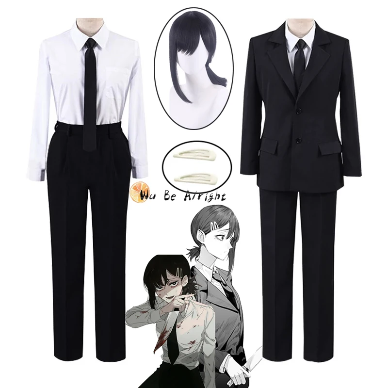 Chainsaw Man Kobeni Higashiyama Anime Cosplay Costume Makima Devil ...