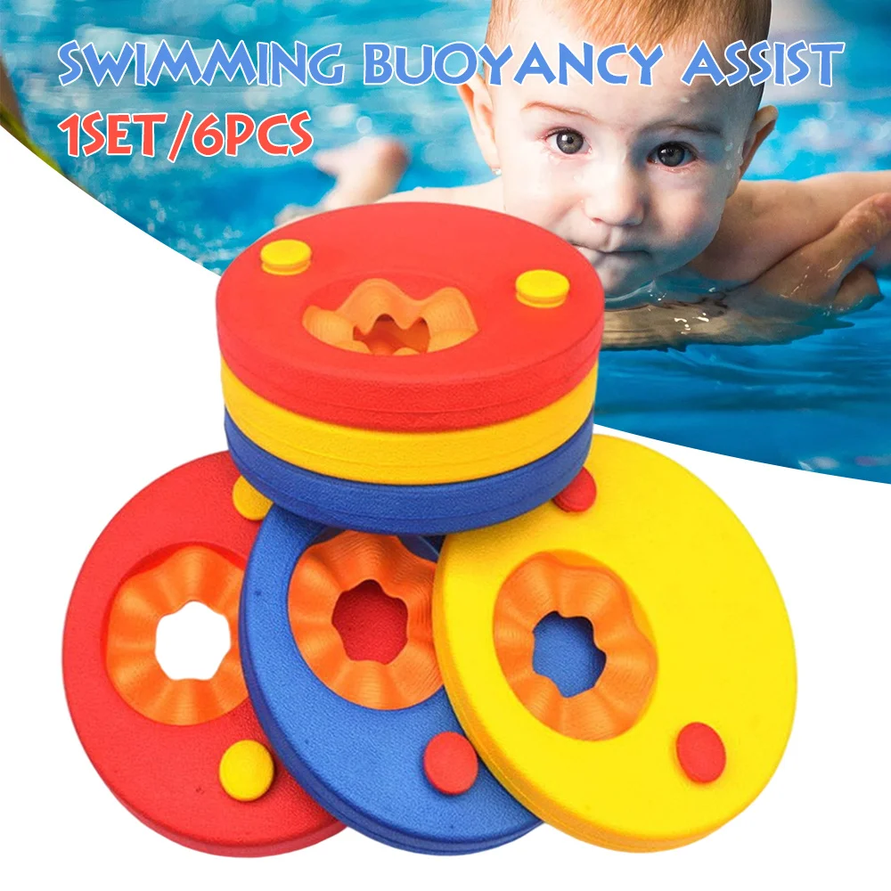 EVA Foam Swim Discs Arm Bands Floating Sleeves Inflatable for Baby ...