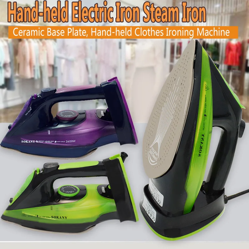 220V-SOKANY-Household-Iron-Steam-Iron-Plug-in-Steam-Electric-Iron-SOK ...