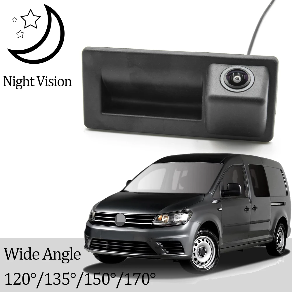 CCD-HD-AHD-Trunk-Handle-Rear-View-Camera-For-Volkswagen-Caddy-2015-2016 ...
