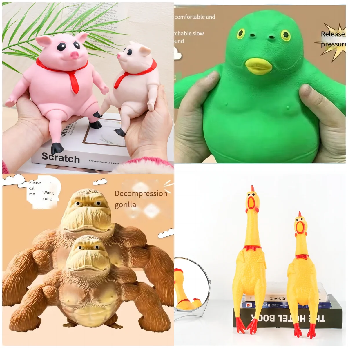 2023 New Toys Funny Venting Decompression Prank Toys Sound Pet Toys For ...
