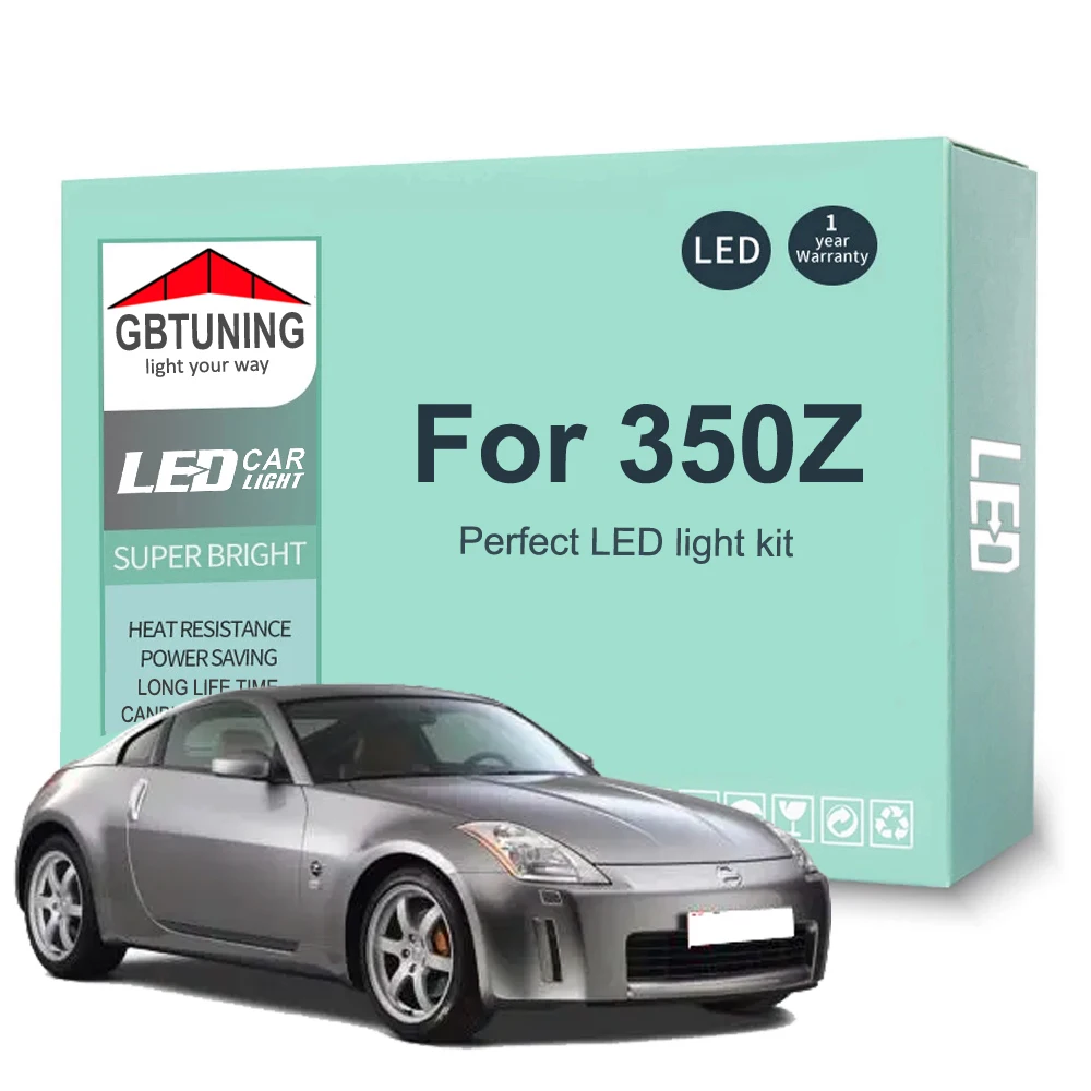 7Pcs LED Interior Light Bulb Kit For Nissan 350Z 2003-2007 2008 2009 ...
