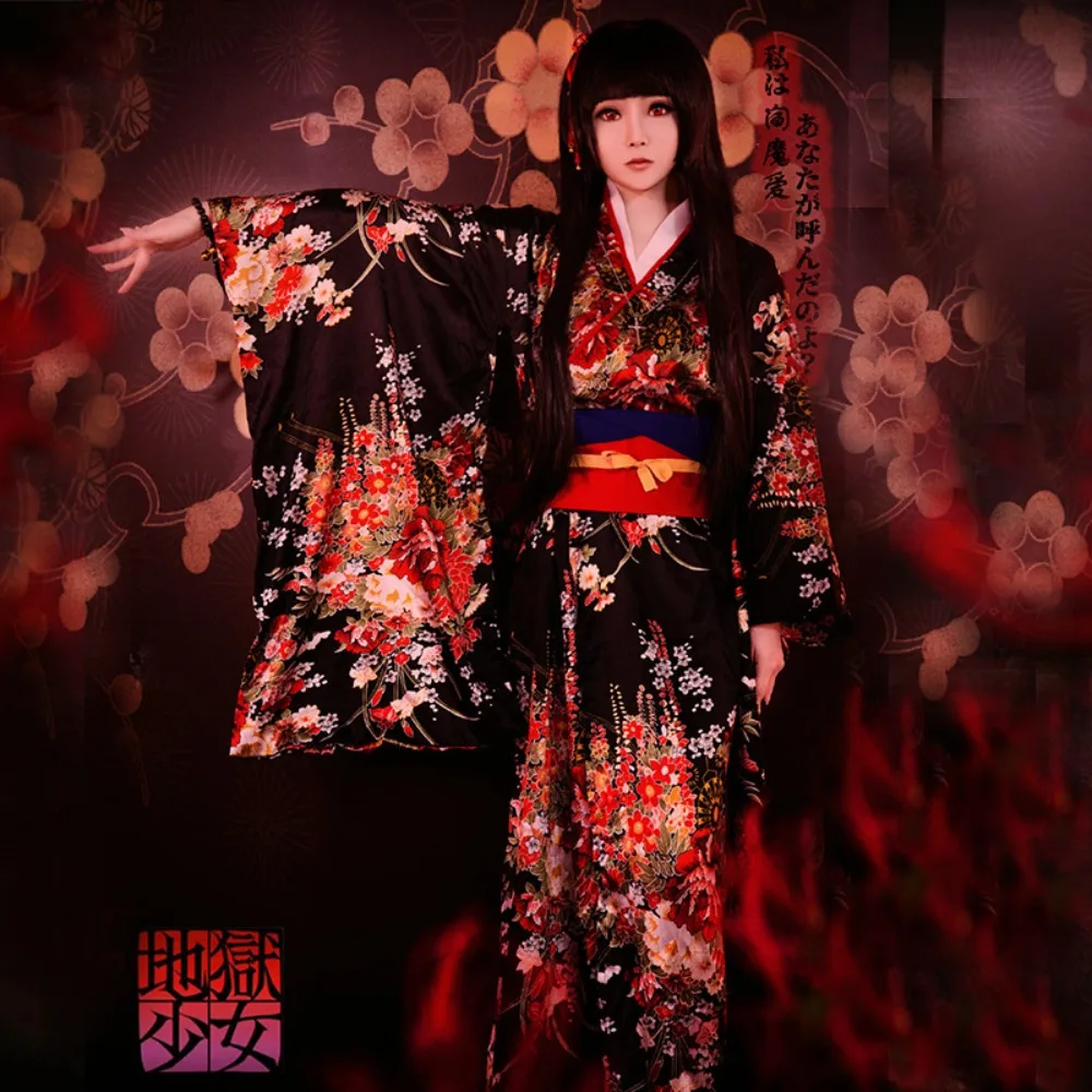 Yukata Women Clothing Traditional Ethnic Style Streetwear Stage Fashion ...