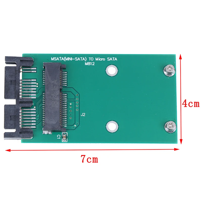 High Quality 1PC Mini PCIe PCI-e MSATA 3x5cm SSD To 1.8" Micro SATA ...
