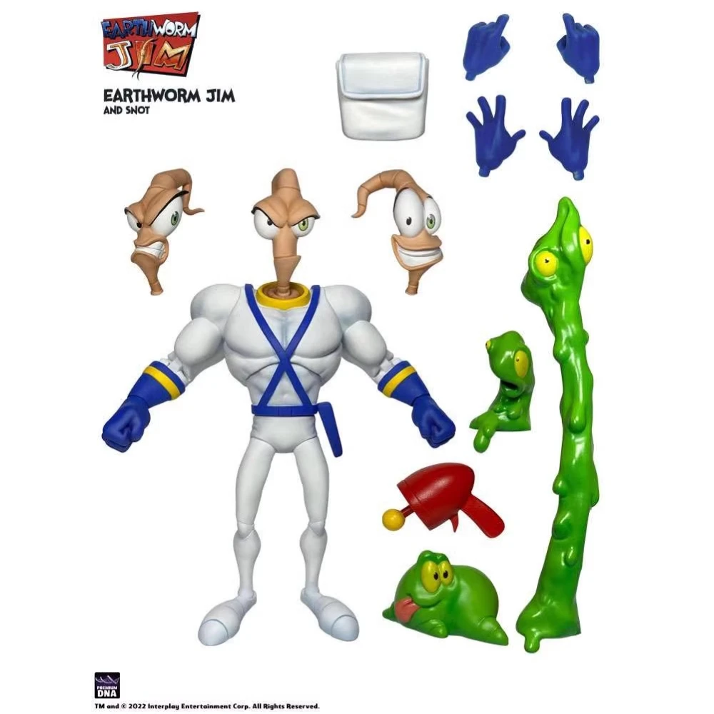 In-Stock-PDNA-1-12-Earthworm-Jim-Psy-Crow-bob-the-killer-Action-Figure ...