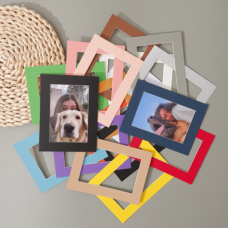 20pcs colorful single frame cardboard frame retro paper frame put 6 ...