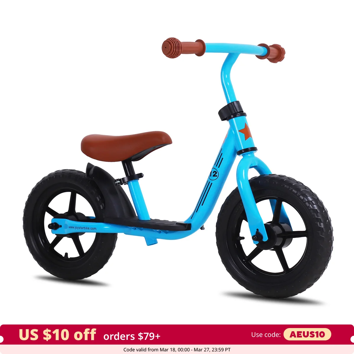 US-free-shipping-10-12-Kids-Balance-Bike-for-Girls-Boys-Adjustable-Seat ...