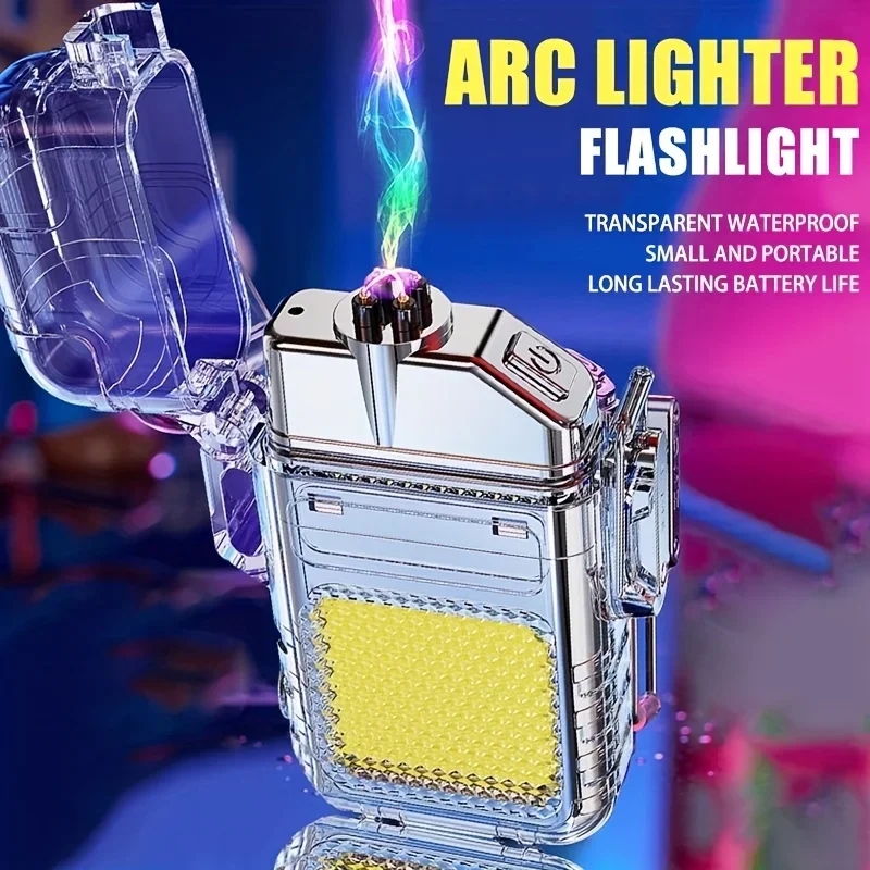New-Electric-lighter-portable-rechargeable-waterproof-and-windproof ...