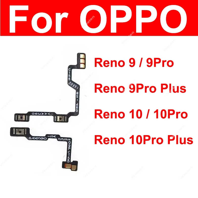 Power Volume Flex For OPPO Reno 9 10 Pro Plus 5G Side Buttons Power ...
