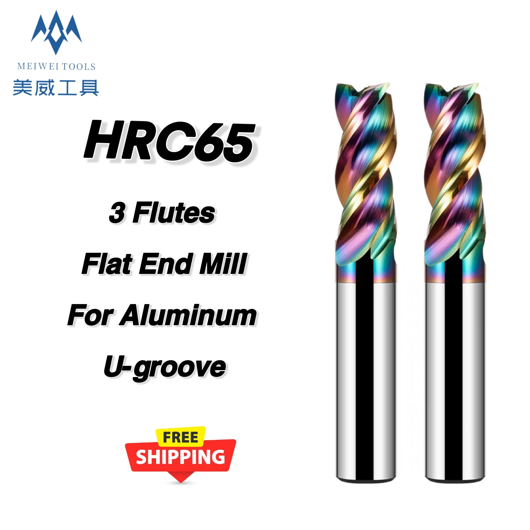 3-Flutes-HRC-65-Flat-End-Mill-For-Aluminum-High-Performance-Solid ...