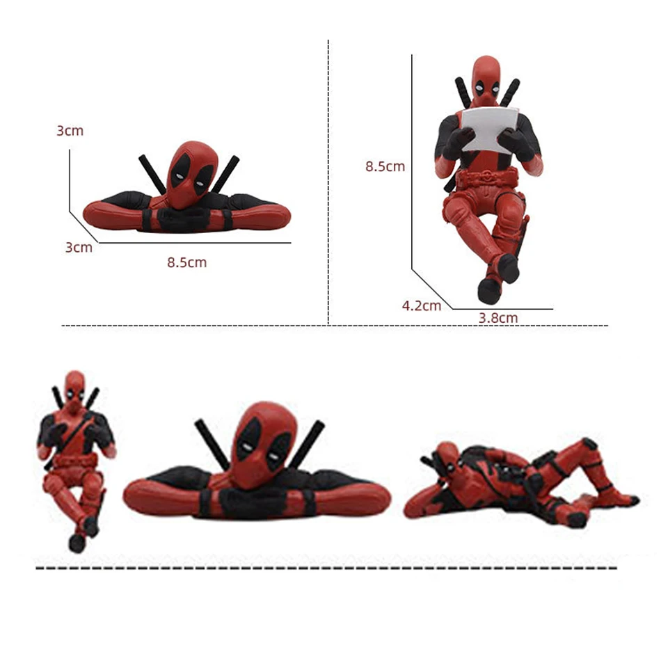 Deadpool-Groot-Anime-Action-Figure-X-Men-Mini-Boneca-Decora-o-de-Carro ...