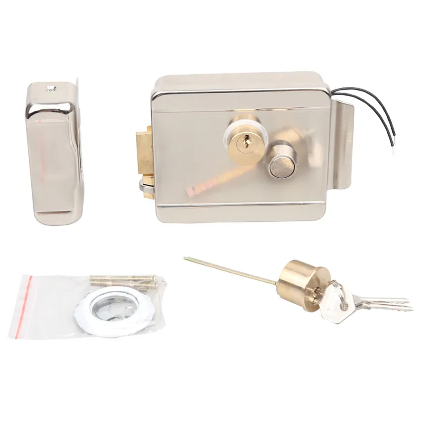 High-Quality-Electric-Lock-Electronic-Magnetic-Door-Lock-With-Keys-12V ...
