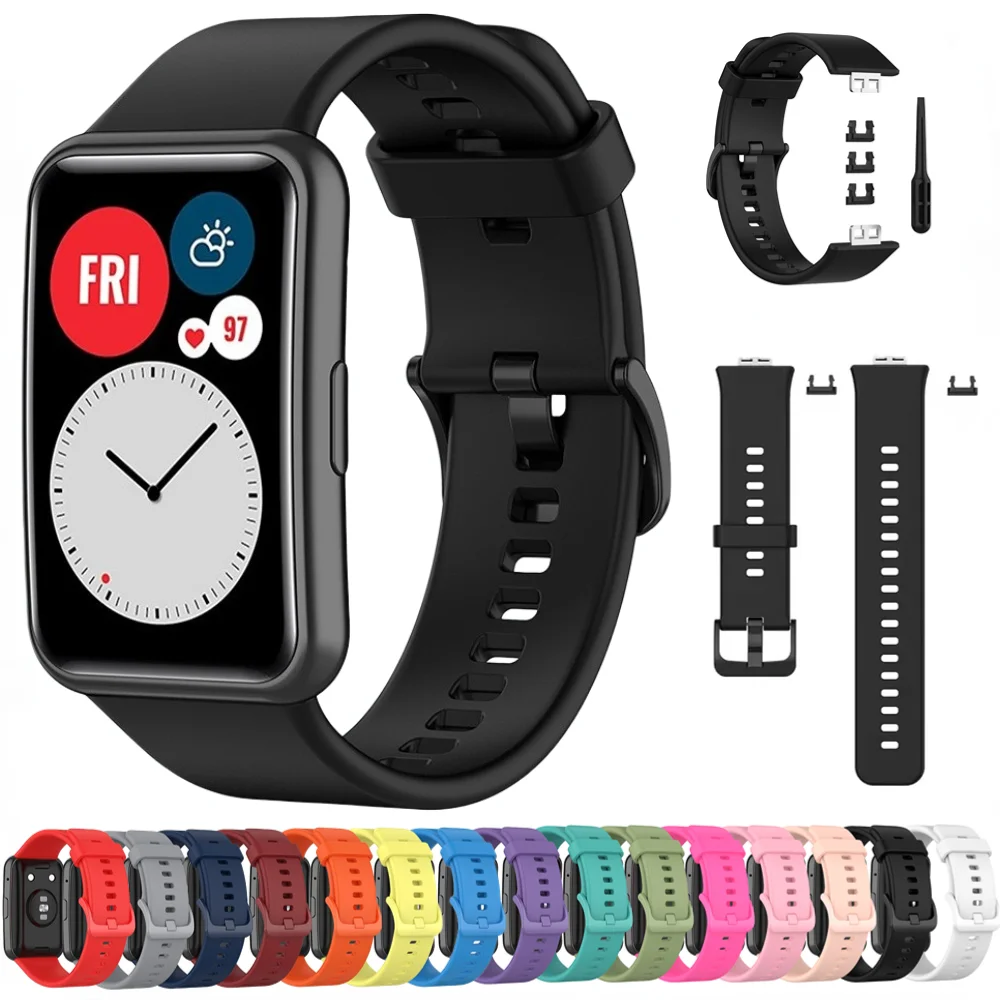 New-Soft-Silicone-Strap-for-Huawei-Watch-Fit-Sport-Wristband-Smart ...