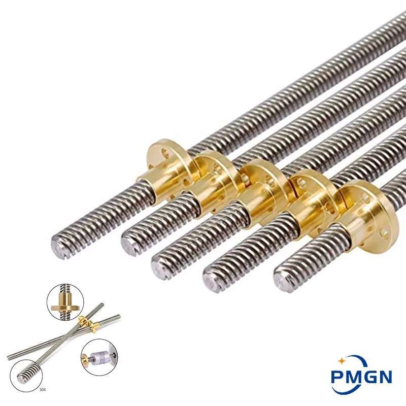 CNC 3D Drucker THSL-300-8D Trapez Stange T10 Blei Schraube Gewinde 10mm Lead1mm Length100 ...