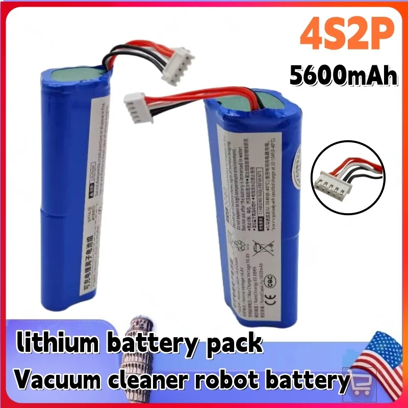 S10-Li-144 battery for ECOVACS N8,Hybrid,DBX11-11 vacuum cleaners ...
