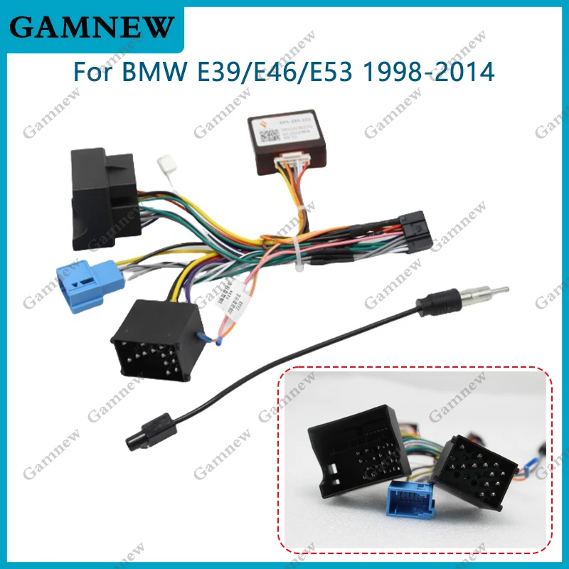 Car-16pin-Power-Cord-Wiring-Harness-Adapter-For-BMW-E39-E46-E53-1998 ...