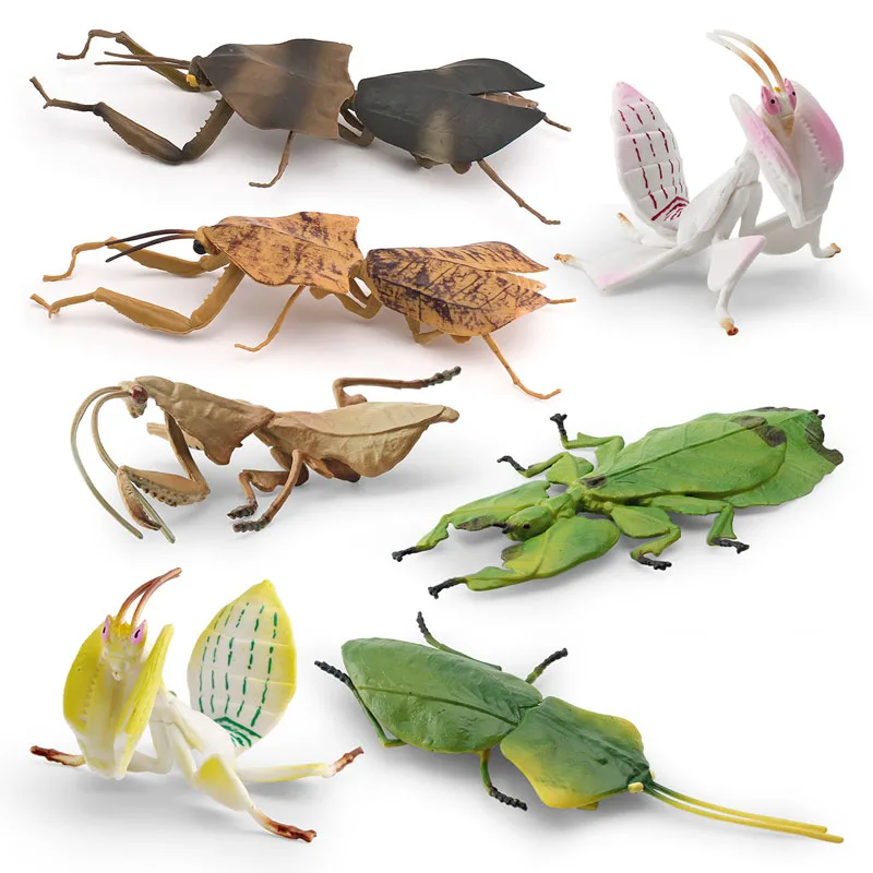 Simulated Insect Wild Animals Figurine Mantis Spider Orchid Mantis ...