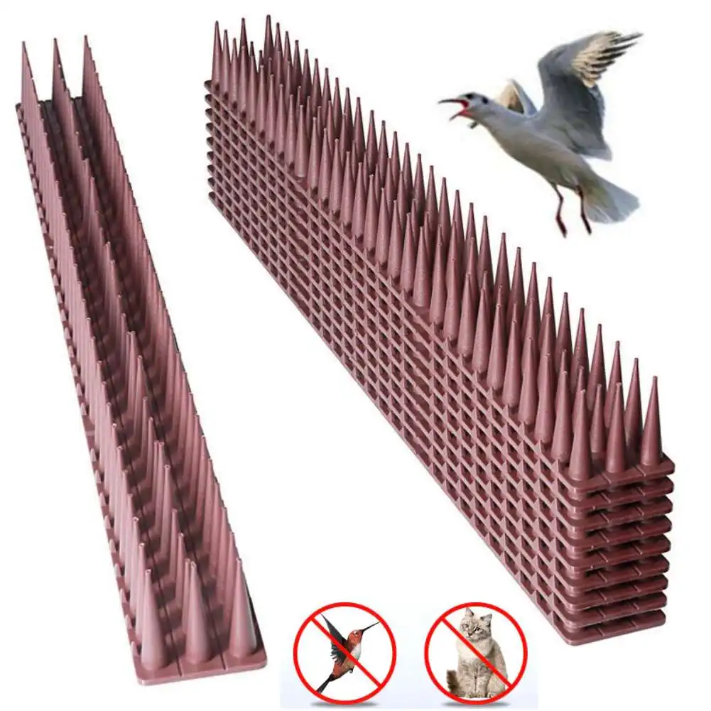 10-20-30Pcs-Plastic-Anti-bird-Spikes-Garden-Fence-Wall-Spikes-Scare-Cat ...