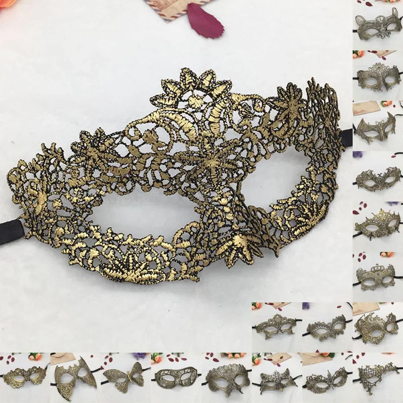 Women-s-Sexy-Half-Face-Animal-Lace-Party-Mask-for-Halloween-Masquerade ...