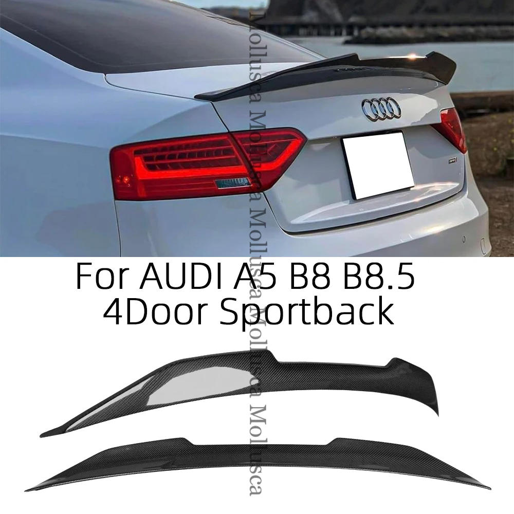 For-AUDI-A5-B8-B8-5-4Door-Sportback-8TA-PSM-Style-Carbon-fiber-Rear ...