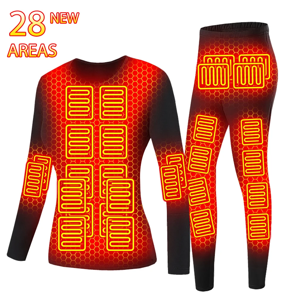 28-Areas-Women-Heated-Underwear-Men-Winter-Self-heating-Jackets-Heated ...