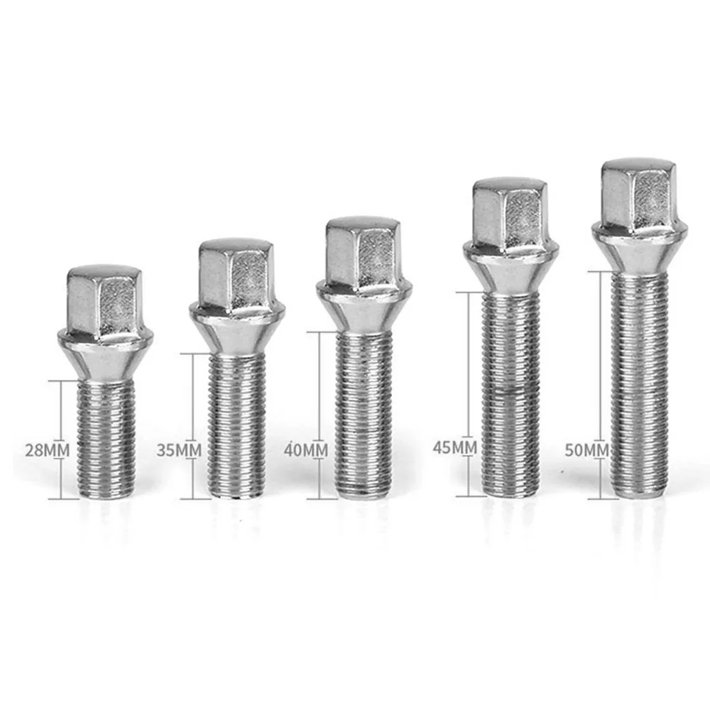10PCS Nuts Suit For BMW x1x3x5x6x73series 28 35 40 45 50mm Lengthen 10pcs-nuts-suit-for-bmw-x1x3x5x6x73series-28-35-40-45-50mm-lengthen