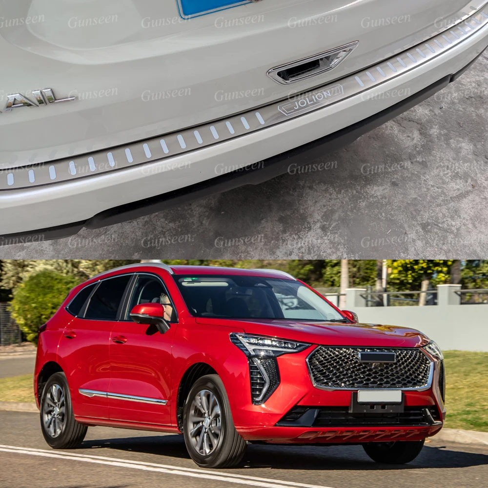 For-GWM-Haval-Jolion-Car-Accessories-Trunk-Trim-Stainless-Steel-Rear ...