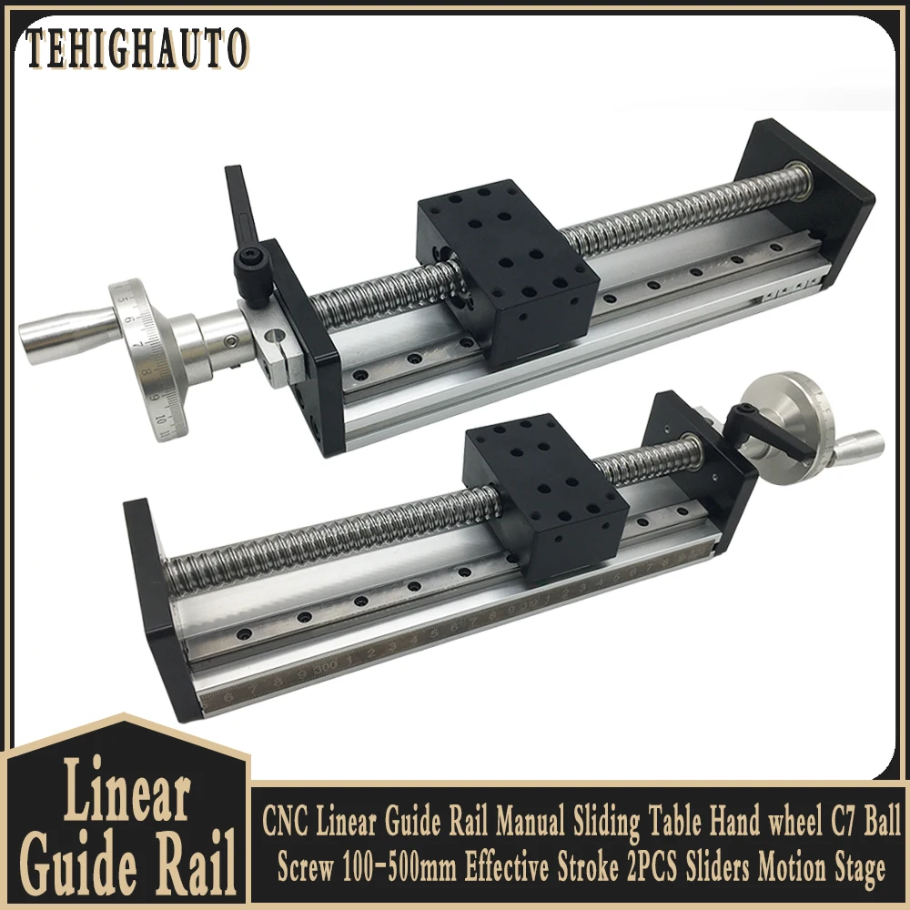 Linear-Guid-Double-Square-Sliding-Table-SFU-1204-1605-1610-Block-Carriage-Ball-Screw-Platform ...
