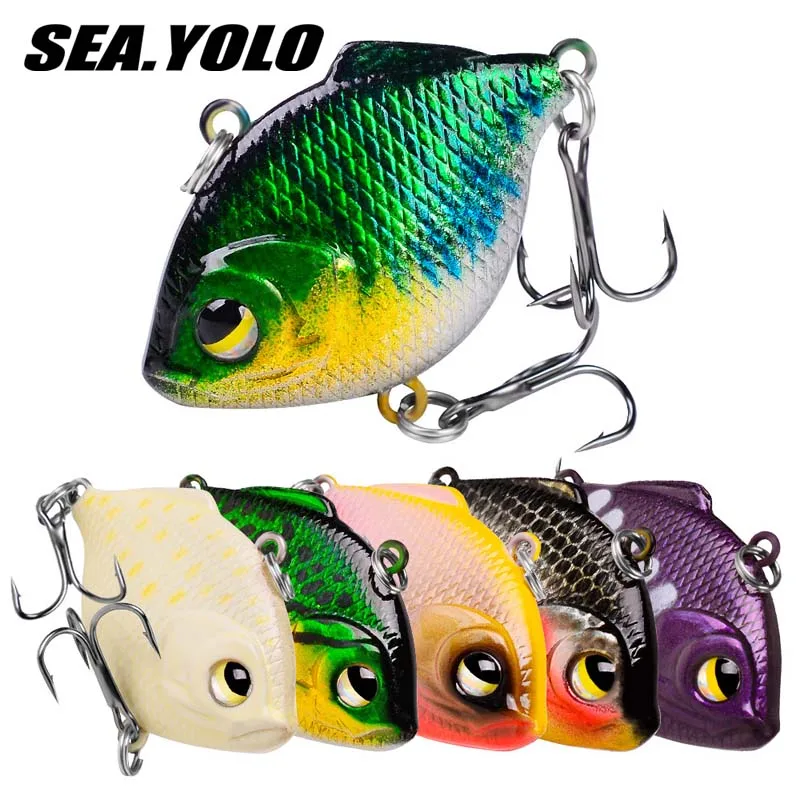 Sea-Yolo-Sinking-VIB-Fishing-Lure-4-5cm-8-5g-Plastic-Hard-Bait-With ...