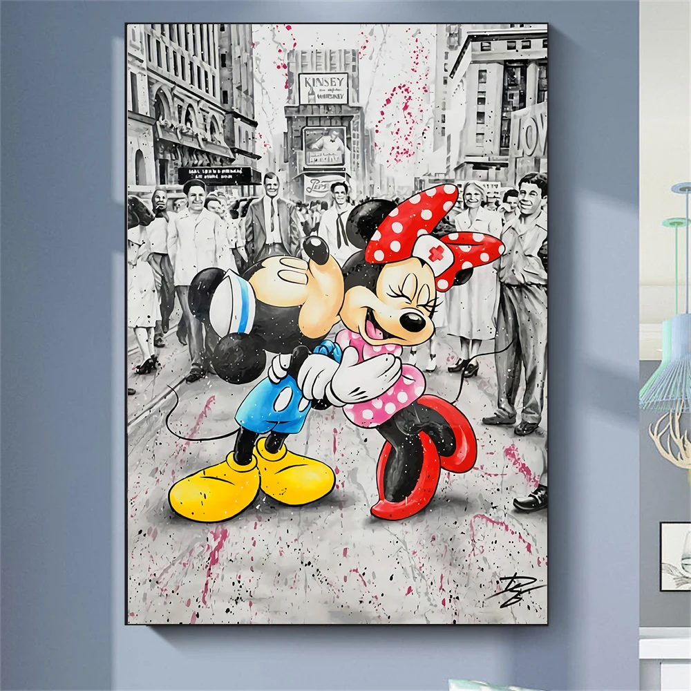Drawings Of Minnie And Mickey Mouse Kissing