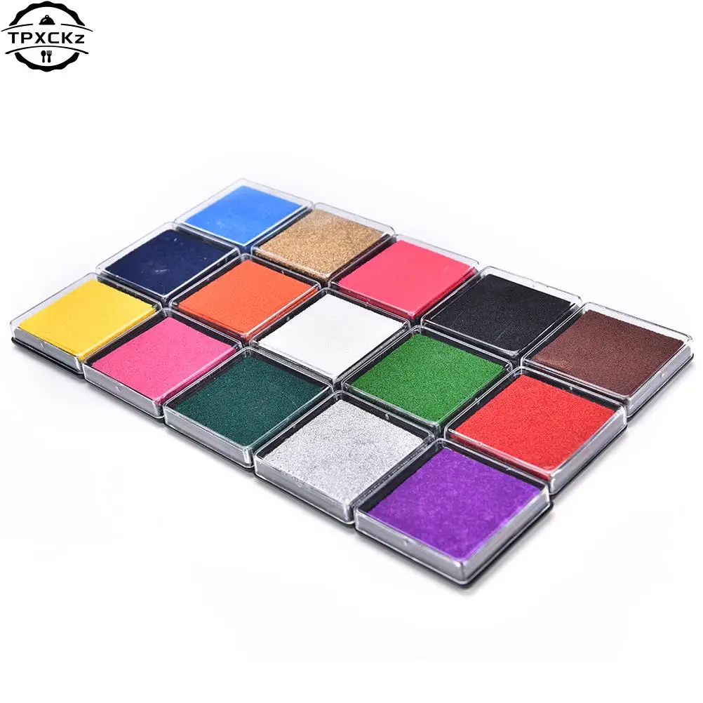 1PC-Cute-Inkpad-Craft-Oil-Based-DIY-Ink-Pads-for-Rubber-Stamps-Fabric ...