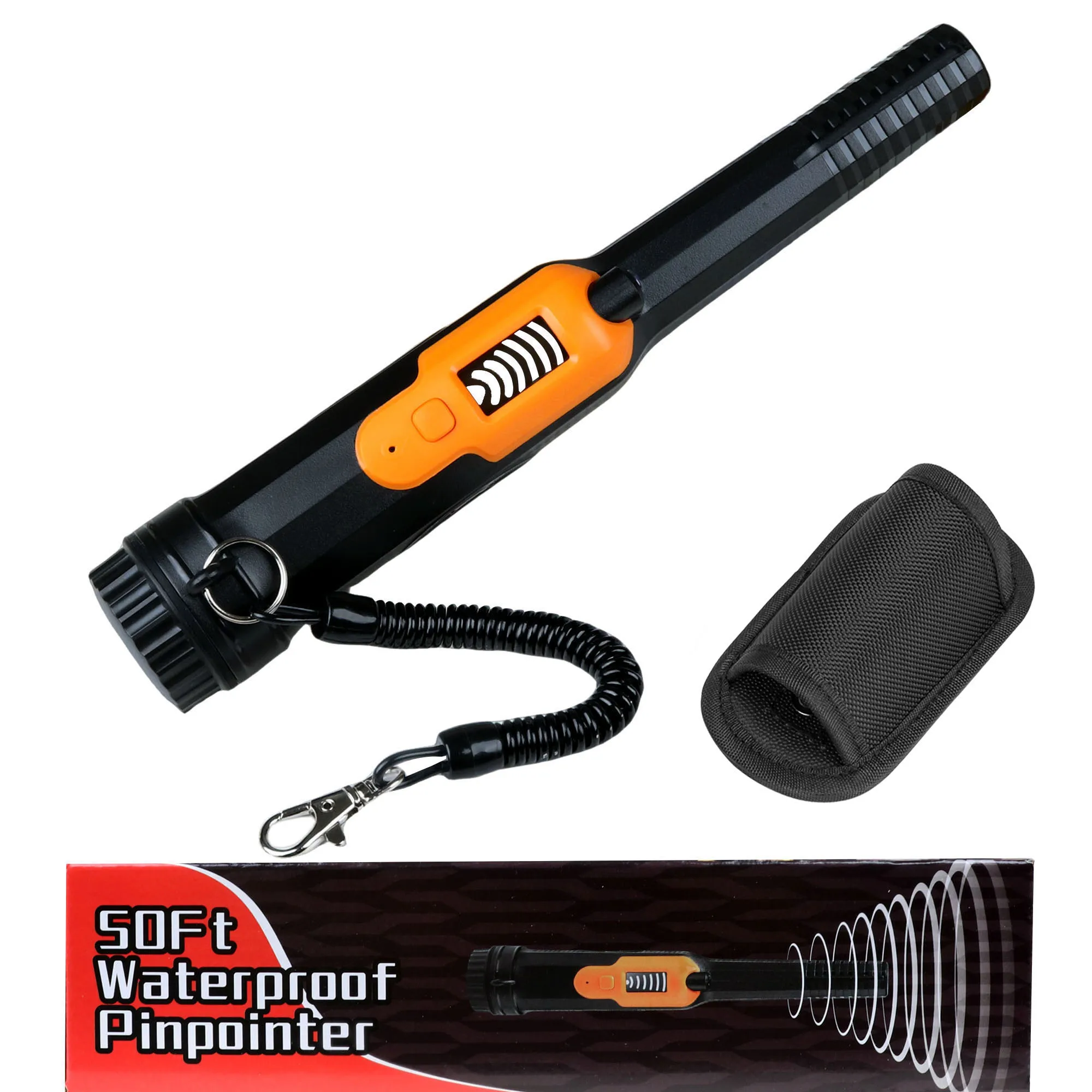IP68-Full-Waterproof-Pinpointer-Metal-Detector-with-LCD-Display-High ...