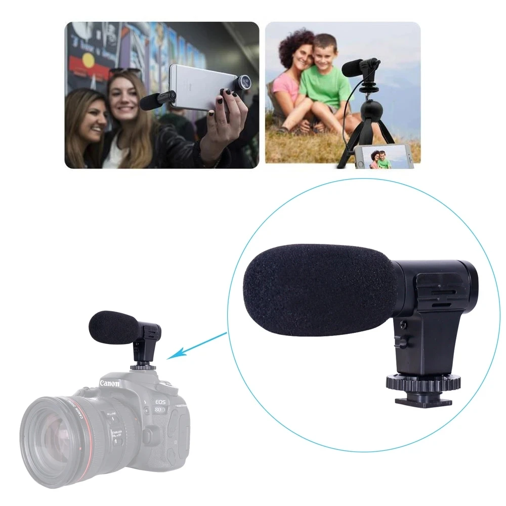 G-Anica-Mini-Video-Microphone-Portable-Interview-Recording-Condenser ...