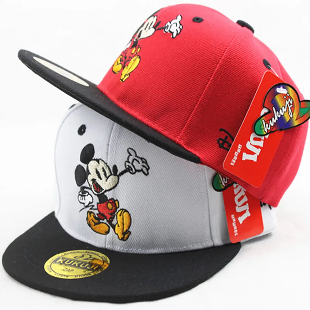 Disney Cartoon Baseball Cap Spring Summer Mickey Embroidery Kids Caps ...