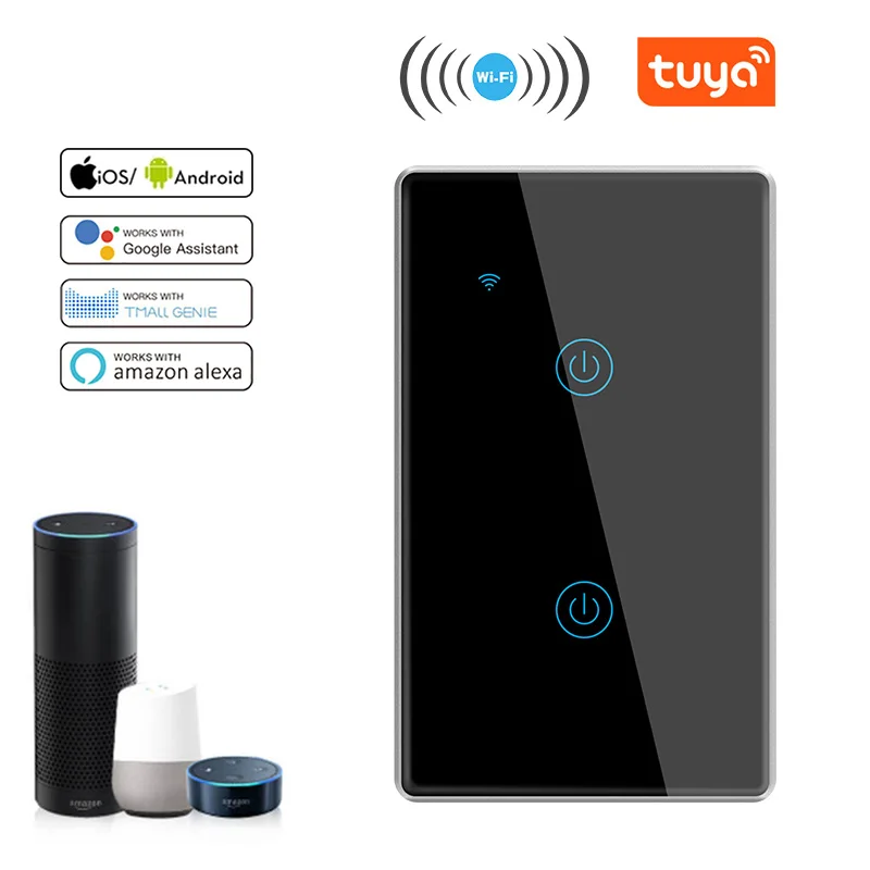 Tuya-Smart-US-Standard-1-2-3-4-Gang-Metal-Bezel-Wall-Touch-Switch-App ...