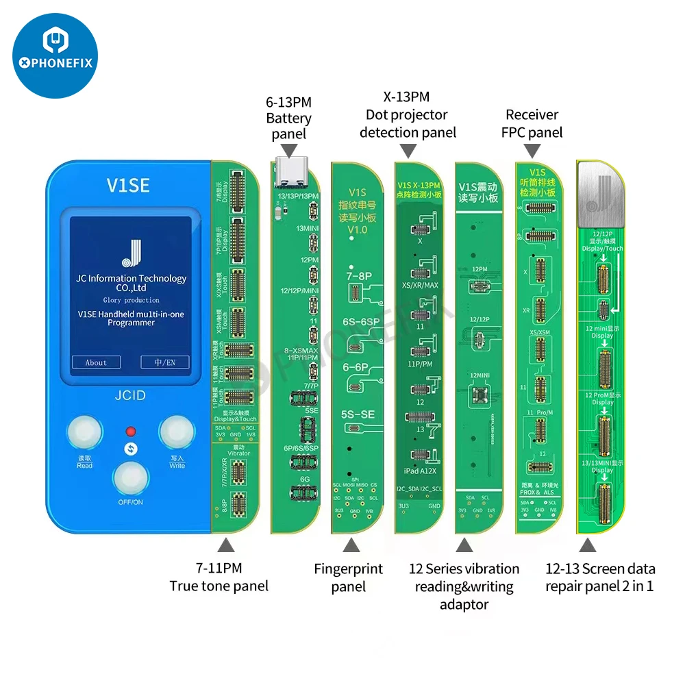 Jc V1s Programmer For Iphone 7 8 X Xs Max 11 12 Series Photosensitive ...