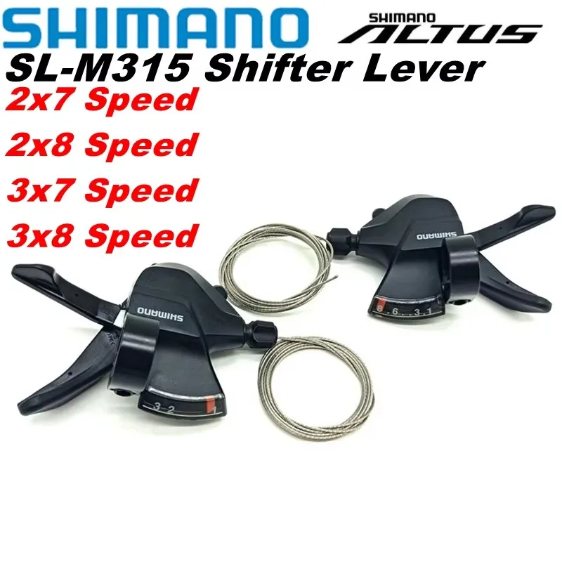 Shimano Altus SL-M315 MTB Shifter Lever 2x7 2x8 3x7 3x8 14 16 21 24 ...