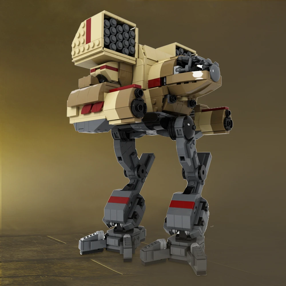 Moc-Mad-Cat-Clan-OmniMech-Building-Blocks-Movies-Timber-Wolf-DIY-Model ...
