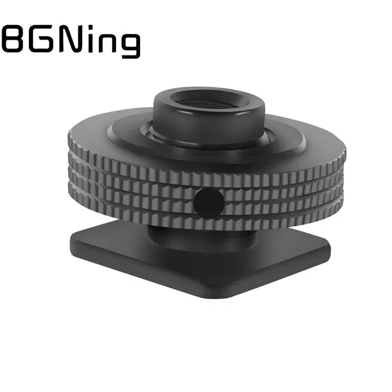 DSLR-Cold-Shoe-Mount-Adapter-1-4-Screw-Tripod-Converter-with-Nut-For ...