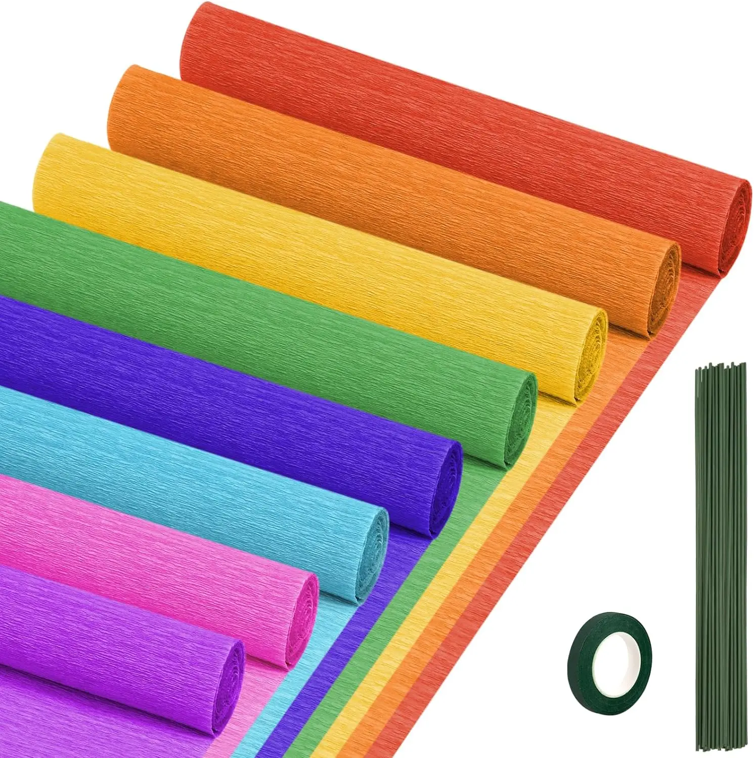 Rollo-de-papel-crep-de-colores-30-colores-250x50cm-Origami-papel-crep ...